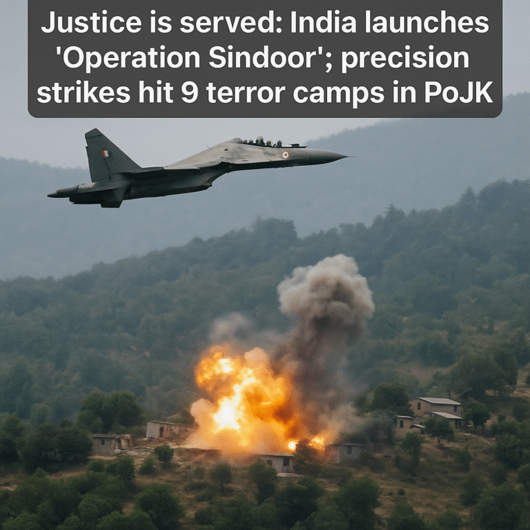 Justice Delivered with Precision: India’s ‘Operation Sindoor’ Strikes ...